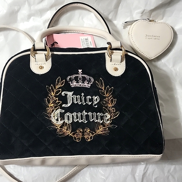 Juicy Couture | Bags | Nwt Juicy Couture Royal Moments Bowler Bag Crown ...